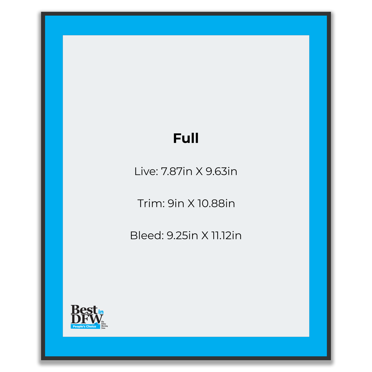 Winner's Magazine | Full page ad – bestindfw